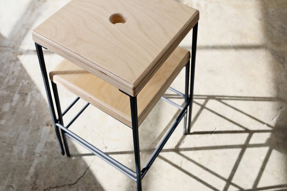 STAX Counter Height Stool- Stacking Stool | Edgework Creative