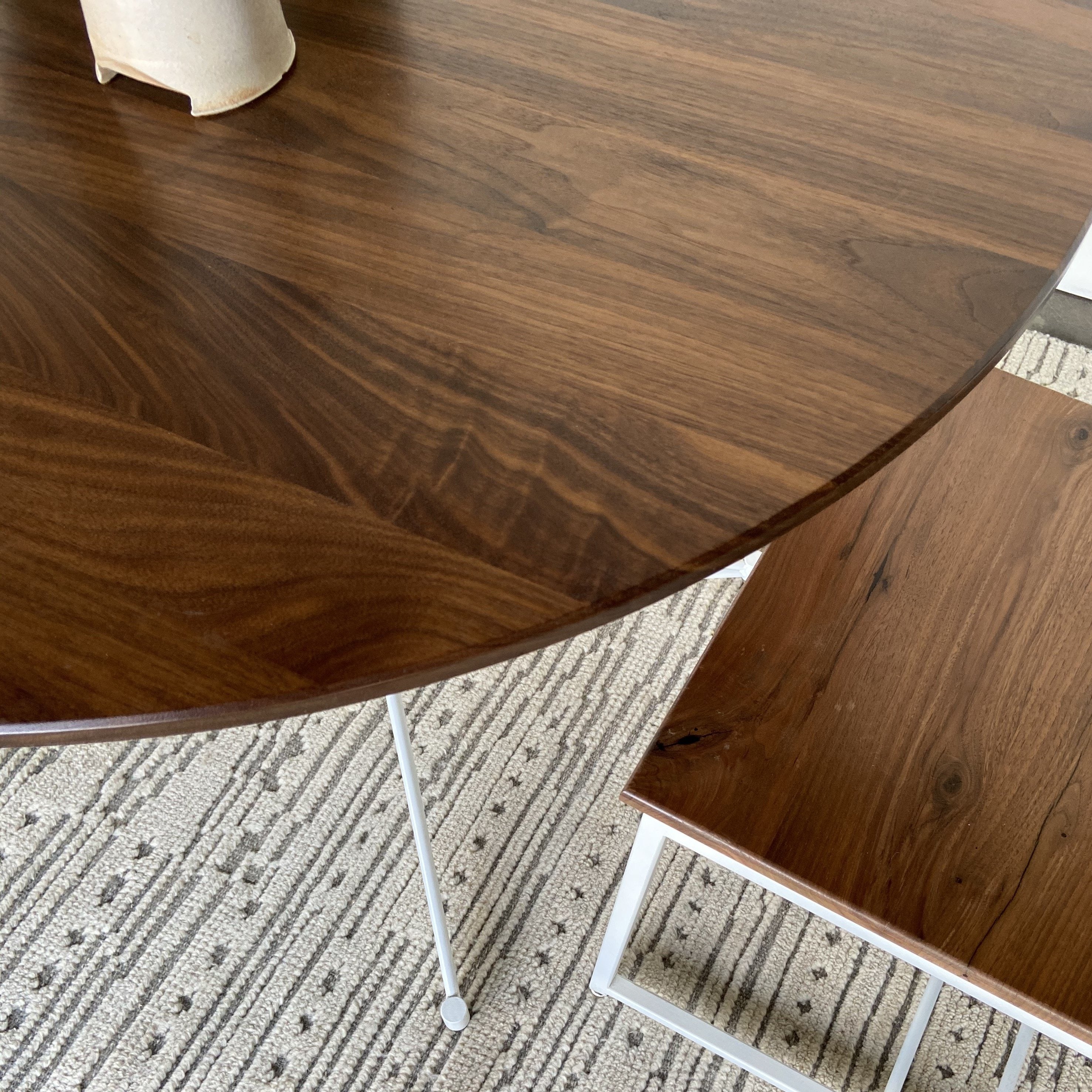 Mast Dining Table - Round Wood Table | Edgework Creative