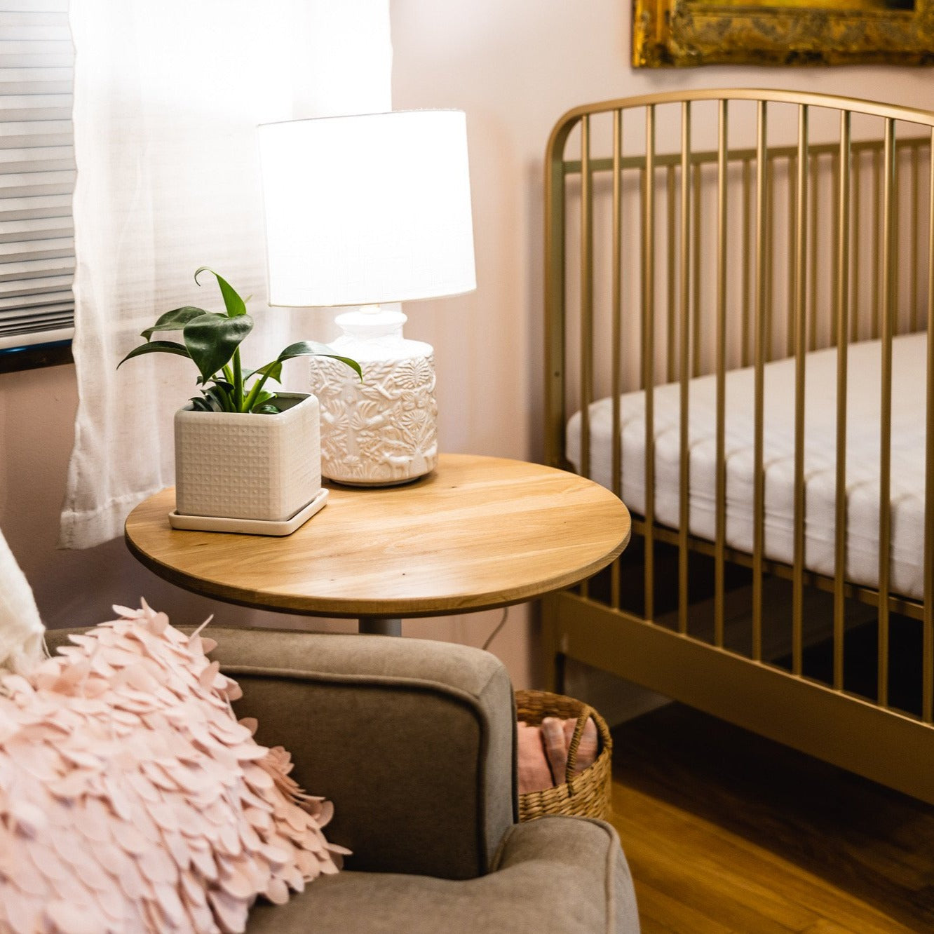 Mast Side Table - Round Accent Table | Edgework Creative