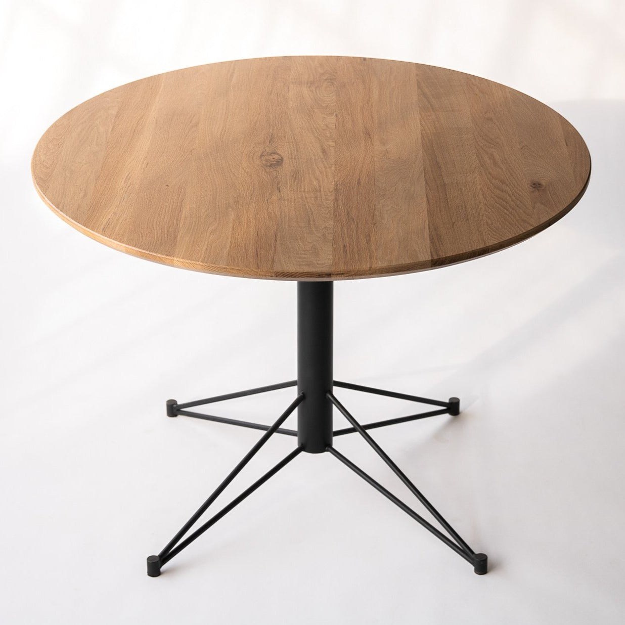 Mast Dining Table - Round Wood Table | Edgework Creative
