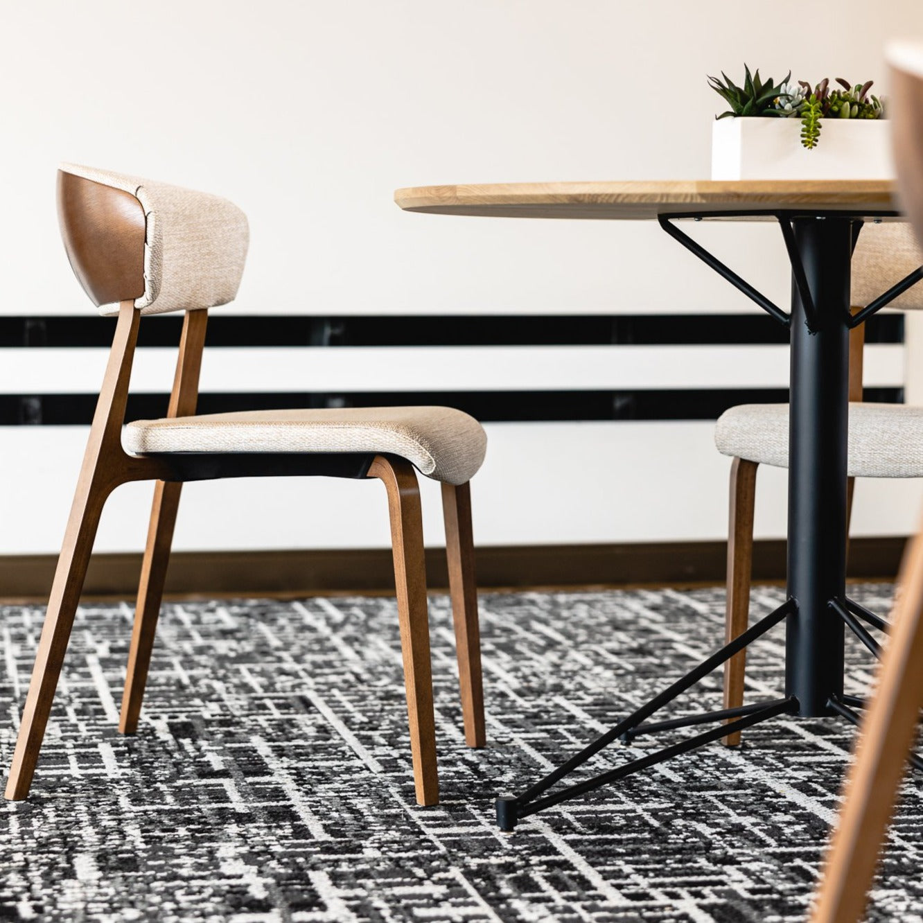 Mast Dining Table - Round Wood Table | Edgework Creative